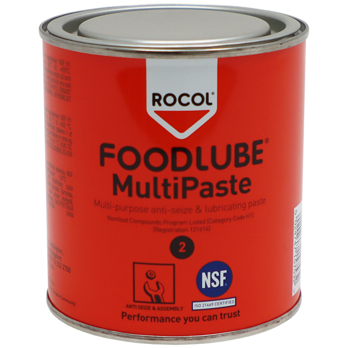 MULTI-PURPOSE LUBE FG PASTE 500G ROCOL - FOOD GRADE - SILICONE FREE ...