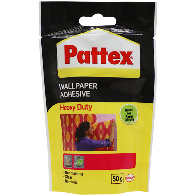 WALLPAPER ADHESIVE CLEAR 50G PATTEX - NON-TOXIC HEAVY DUTY ADHESIVE ...