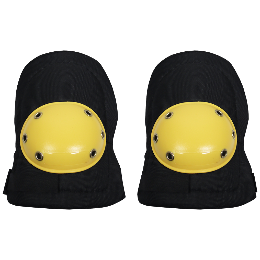 KNEE PAD SOFT SHELL PLASTIC CAP FB - ADJUSTABLE STRAP - NYLON & FOAM ...