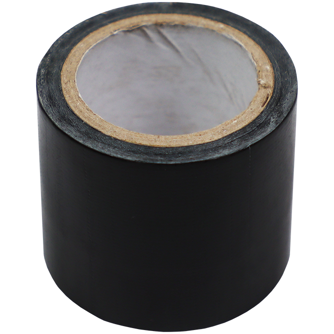 DUCT TAPE BLACK 5M X 48MM - 1 INCH CORE | Fowkes Bros
