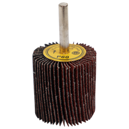 FLAP WHEEL 40 X 40MM 60G FB - MOUNTED 6MM SHANK (40MM DIA X 40MM WIDE ...