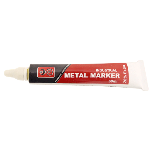MARKER METAL 60ML WHITE FB - INDUSTRIAL PAINT MARKER FOR STEEL | Fowkes ...