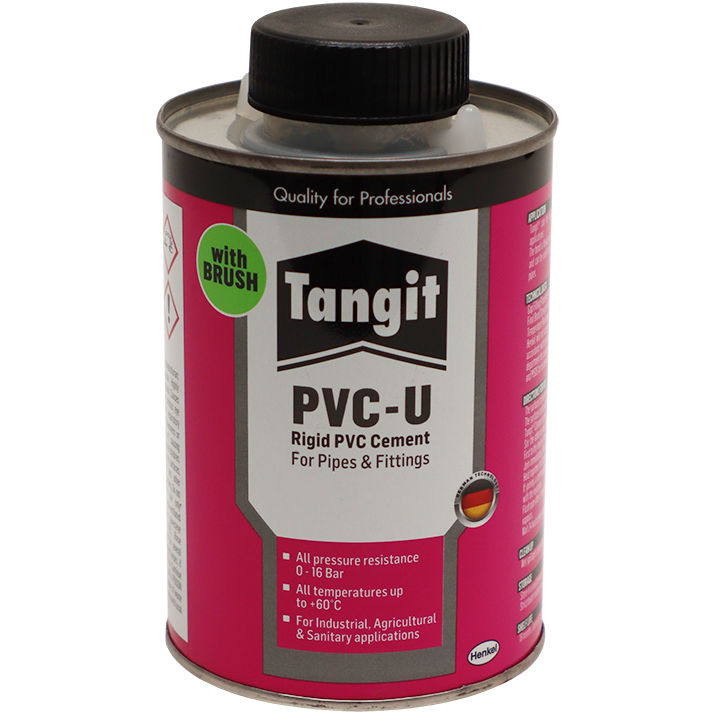 PVC WELD 500G TIN TANGIT - HIGH PRESSURE (WITH BRUSH) | Fowkes Bros