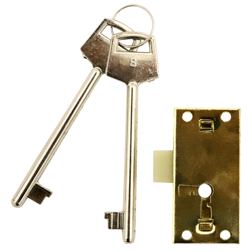 LOCK CUPBOARD 2 LEVER 50MM - LOCK | Fowkes Bros
