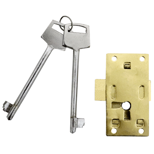 LOCK CUPBOARD 2 LEVER 64MM - LOCK | Fowkes Bros