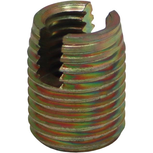 THREADED INSERT UNC 3/8 - 16 TPI - SELF CUTTING INSERT (YELLOW ...