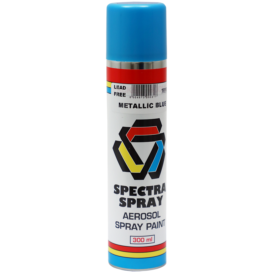 SPRAY PAINT BLUE METALLIC 300ML SPEC - DWS - LEAD FREE | Fowkes Bros