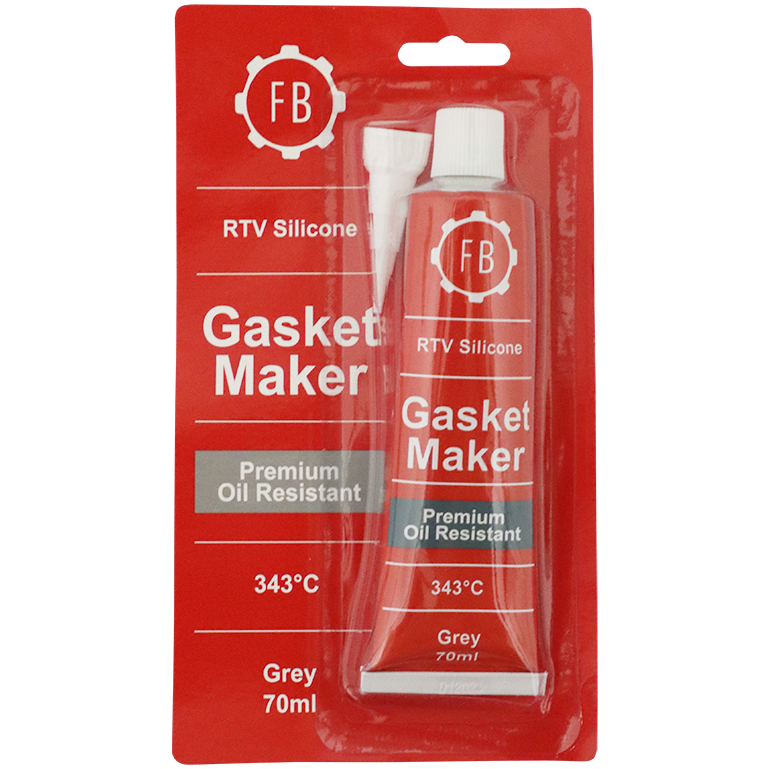 GASKET MAKER GREY 70ML FB - HIGH HEAT RTV (343° C) | Fowkes Bros
