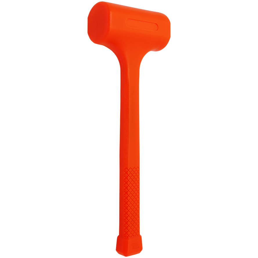 MALLET DEAD BLOW 1100G ORANGE - 2.5 LBS SOFT FACE WITH STEEL SHOT HEAD | Fowkes Bros