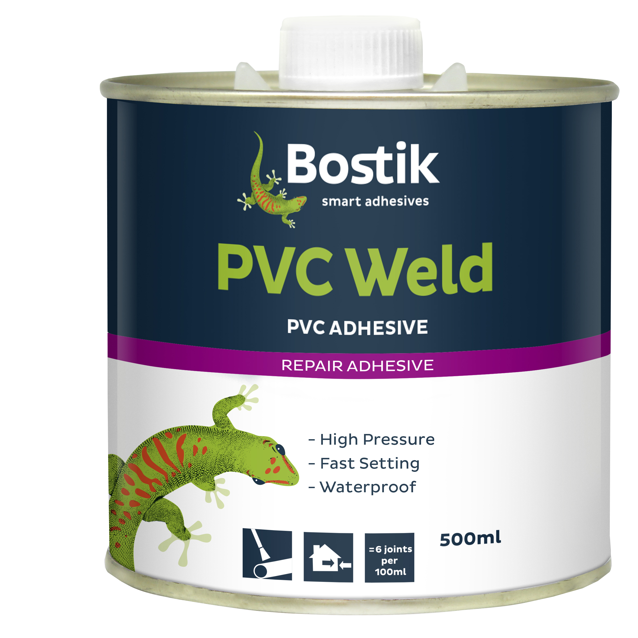 PVC WELD 500ML TIN BOSTIK - HIGH PRESSURE | Fowkes Bros