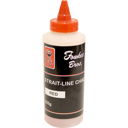 CHALK LINE REFILL 225G RED FB - CHALK LINE MARKING POWDER | Fowkes Bros