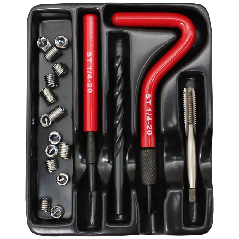 RECOIL REPAIR KIT UNC 1/4"X20MM - 1/4" UNC THREAD WITH 20MM DIAMETER ...