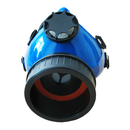 RESPIRATOR H/MASK SINGLE EVRIG BLUE - HALF MASK-PVC ECONOMY-ELASTIC ...