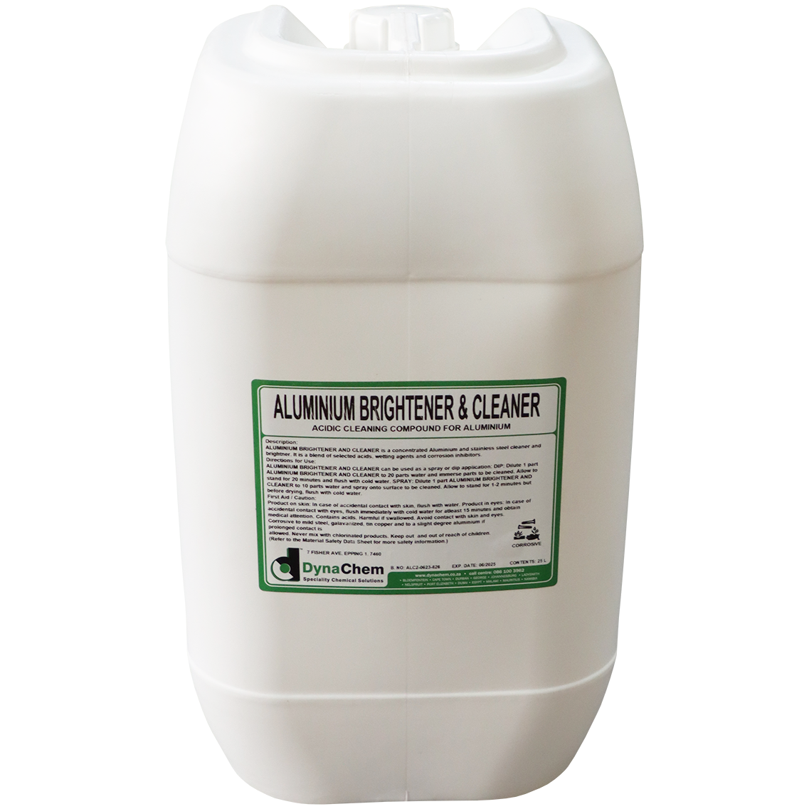 CLEANER ALUMINIUM 25L DYNA - ALUBRITE - BRIGHTENER & POLISHER | Fowkes Bros