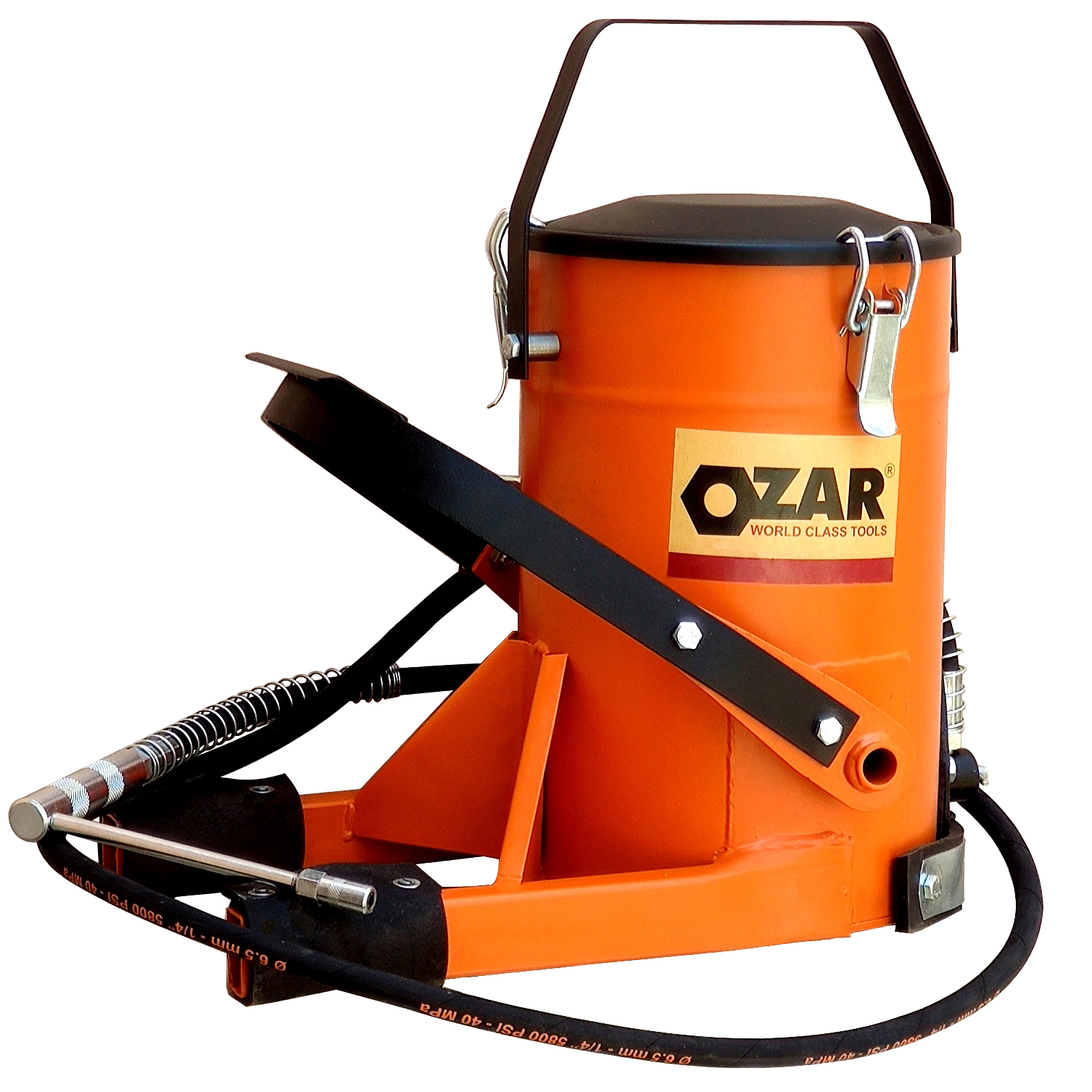 GREASE PUMP 10KG BUCKET FOOT EXXO - PORTABLE (FOOT OPERATED) | Fowkes Bros