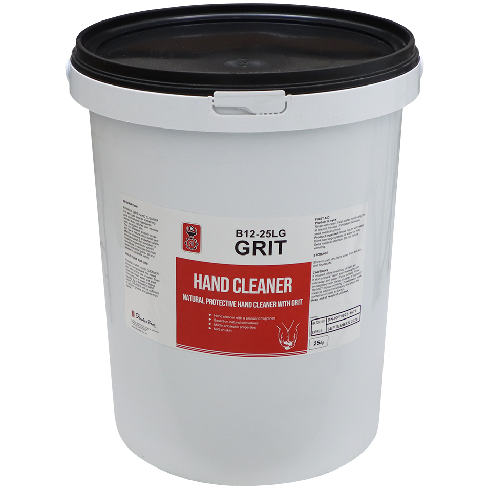 HAND CLEAN GRIT 25KG BLACK LID FB - PREMIUM (PARAFFIN FREE) | Fowkes Bros
