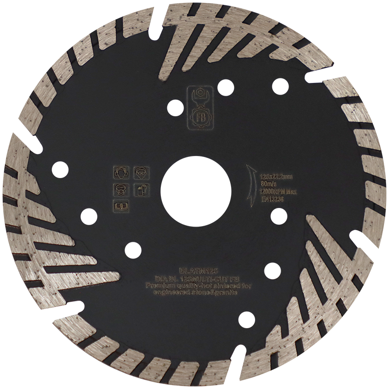 DIAMOND BLD 125MM SEGMENTED MULTI FB - HOT PRESSED - STONE/GRANITE ...