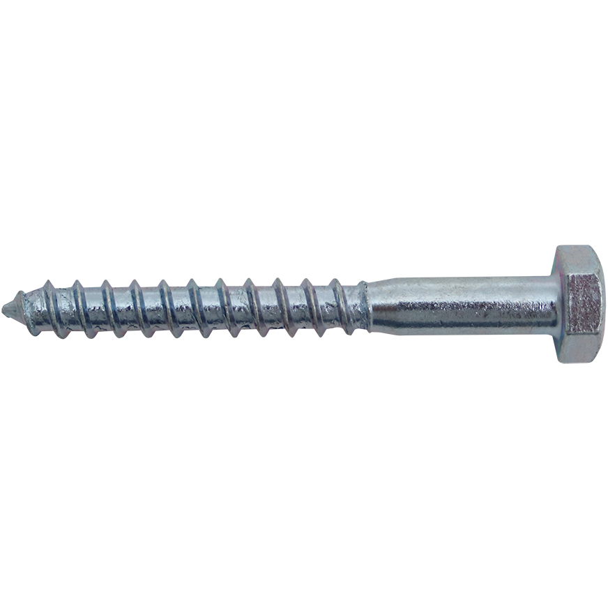 COACH SCREW GALV 6 X 75MM - DIN 571 - HEX HEAD - GALVANISED | Fowkes Bros