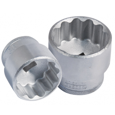 SOCKET 1/2"D 7/16" BI-HEX GED - BI-HEXAGON (12 PT) | Fowkes Bros