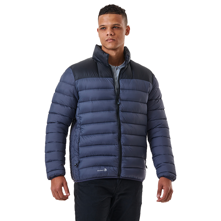 JACKET PUFFER 2 TONE C/B 3XL - WATER RESIST - QUICK DRY (CARBON/BLACK ...