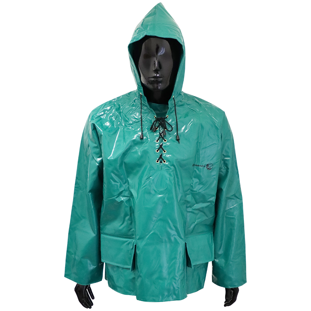 OILSKIN JACKET AGRIMAC PVC GREEN L - LARGE STORM JACKET FOR FISHING ...