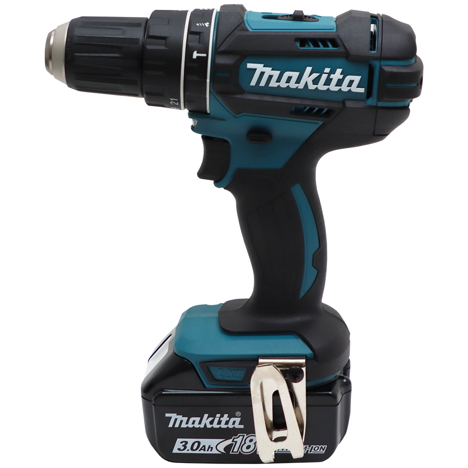 DRILL CORDLESS 13MM 18V MAK KIT - 2X3.0AH BATTERY & CHARGER | Fowkes Bros