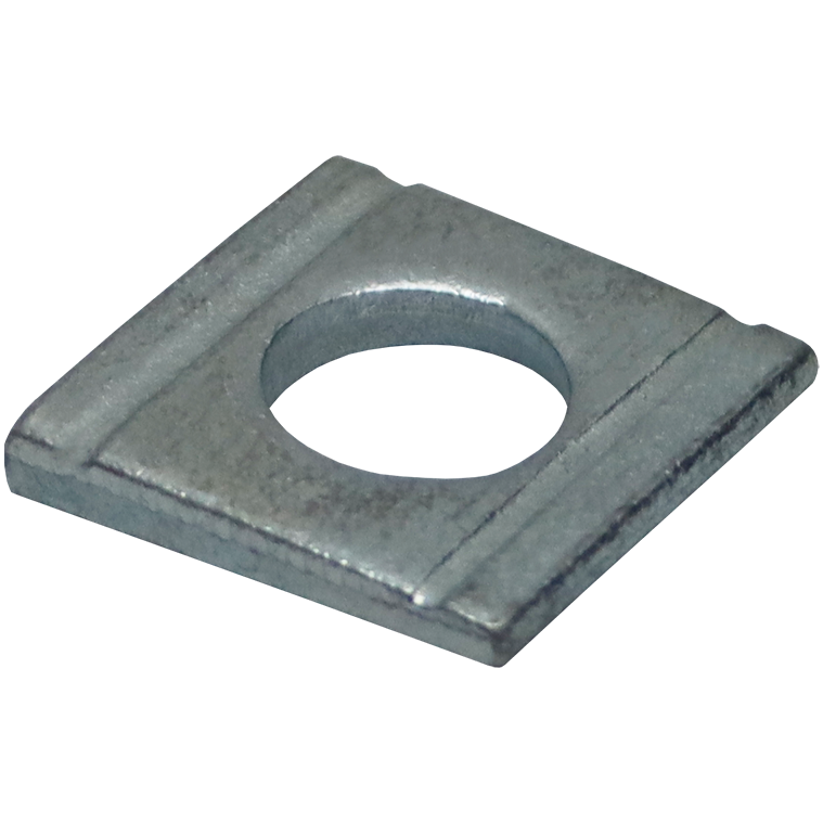 WASHER SQ TAPER GALV U SECTION 8MM - DIN434 - 22MMX22MM - 8° DEG TAPER ...