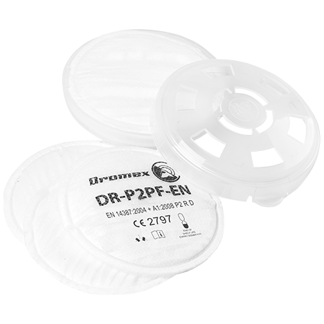 CARTRIDGE DROMEX P2 NRCS TWIN (2PK) - 2 PACK - LIQUIDS/DUST (FOR DH-302 ...