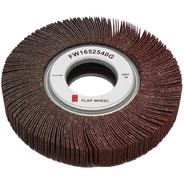 FLAP WHEEL 165 X 25MM 40G FB - 44.0MM BORE - PREMIUM CLOTH (215 FLAPS ...