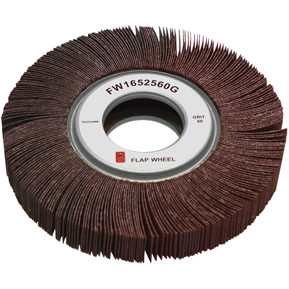 FLAP WHEEL 165 X 25MM 60G FB - 44.0MM BORE - PREMIUM CLOTH (230 FLAPS ...