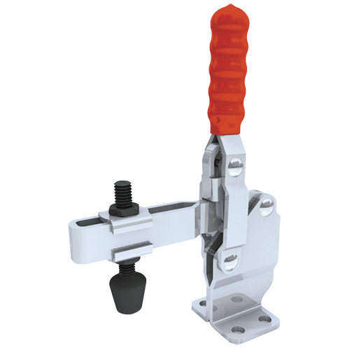 T/CLAMP VERTICAL FLAT 227KG - TOGGLE CLAMP - VERTICAL HANDLE | Fowkes Bros