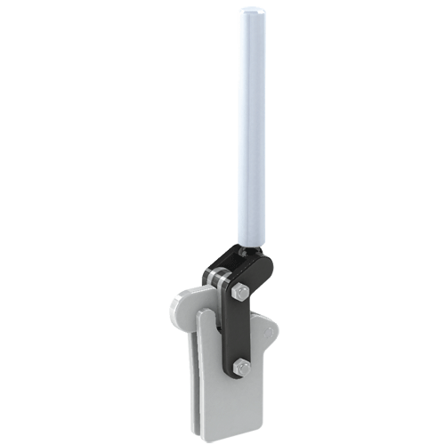 T/CLAMP H/D WELDABLE FLAT 200KG - TOGGLE CLAMP - VERTICAL HANDLE ...