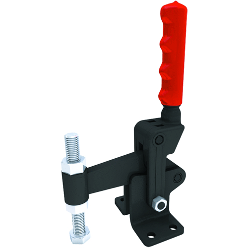 T/CLAMP H/D WELDABLE FLAT 2400KG - TOGGLE CLAMP - VERTICAL HANDLE ...