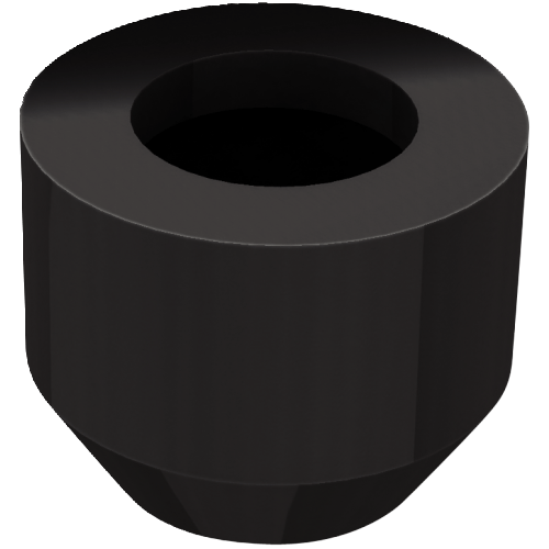 SPINDLE NEOPRENE CAP ONLY 1/2" - NEOPRENE CAP FOR STANDARD SPINDLES ...