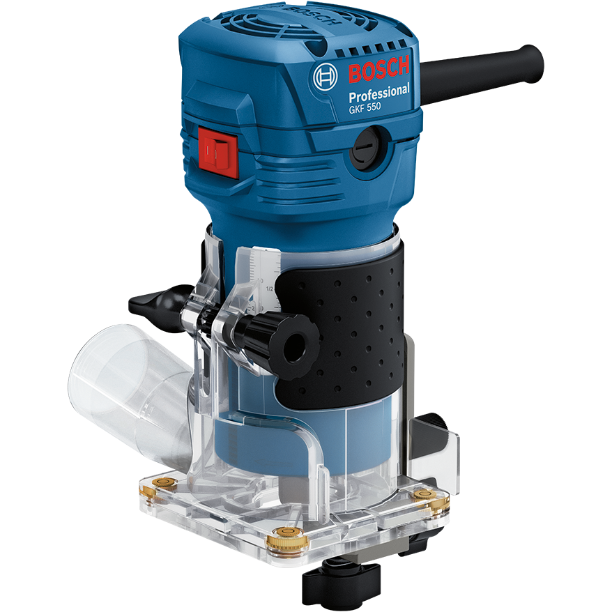 TRIMMER 550W BOS - 1/4"COLLET - 33,00RRPM (PALM ROUTER) | Fowkes Bros