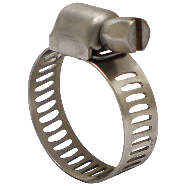 HOSE CLAMP FULL S/S 304 6 - 16MM - W4 PERFORATED 8MM BAND (S/S GR 304 ...