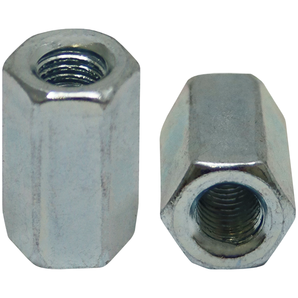 NUT COUPLING GALV M6 - DIN 6334 - THREADED ROD COUPLER | Fowkes Bros