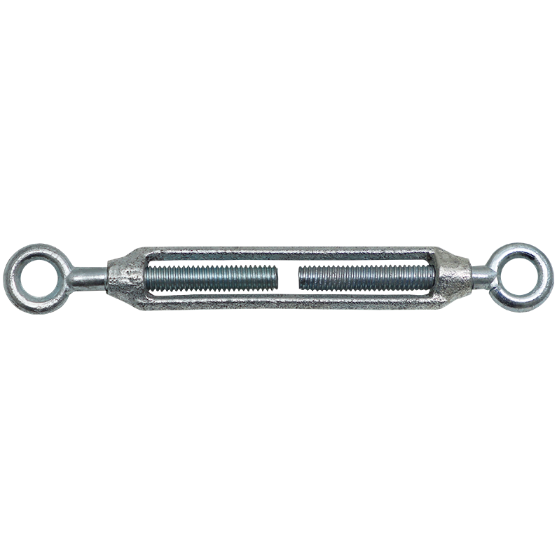 TURN BUCKLE GALV EYE TO EYE 10MM - EYE AND EYE - GALVANISED (DIN 1480 ...