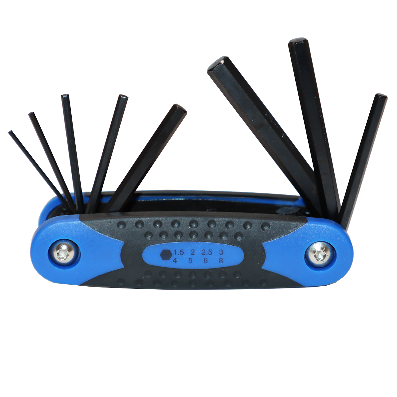 ALLEN K/SET HEX 1.5- 8MM FOLDING FB - 8PC - PEN KNIFE STYLE - BLACK ...