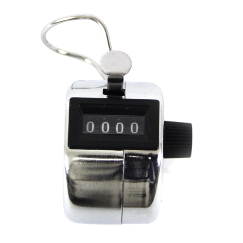 COUNTER 4 DIGIT HAND HELD TALLY - COUNTS 0-9999 | Fowkes Bros