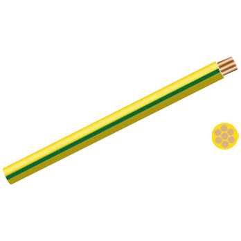 WIRE GPW GRN/YEL CU 1.5MM2 PVC 600/1000V - GENERAL PURPOSE WIRE-SOLD ...