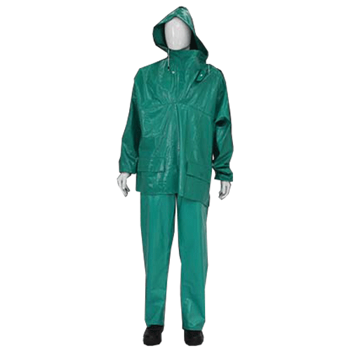 OILSKIN JACKET PVC GREEN 2XL - DWS - 2XL STORM JACKET FOR FISHING ...