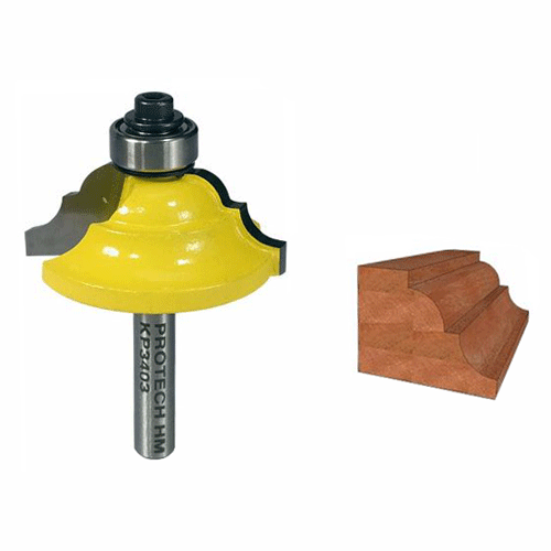 ROUTER BIT CLASSIC DIA 1 1/2" - SHANK 1/4" - RADIUS 5/8" TCT | Max Arcus