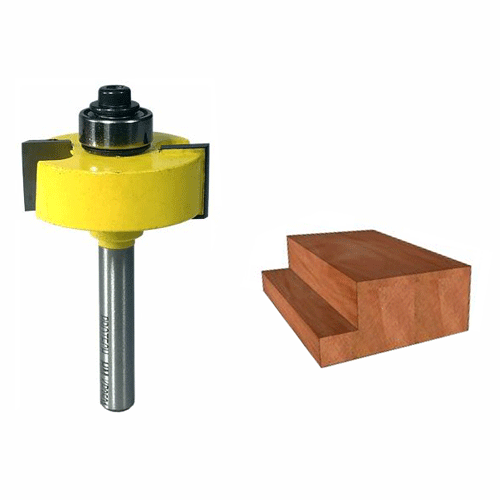 ROUTER BIT RABBETING 1 1/4" X 1/2" - 1/4" SHANK - 3/8" DEPTH (TCT ...