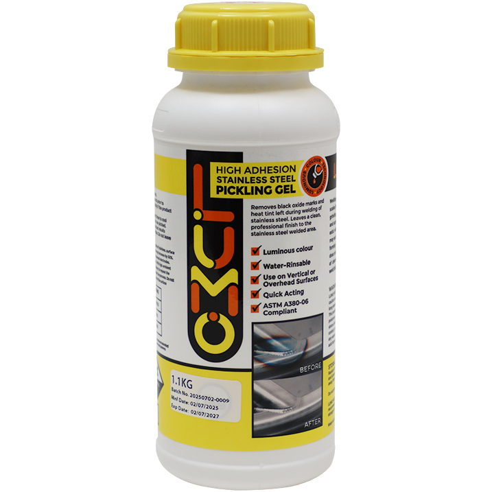 WELD PASTE PICKLING 1.1KG LUMO - LUMINOUS YELLOW - PICKLING GEL/PASTE ...