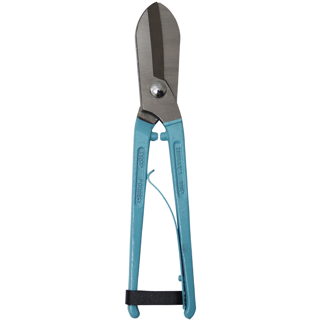 TIN SNIP BRITISH 250MM STRAIGHT FB - METAL SHEAR (SPRING ACTION HANDLE ...