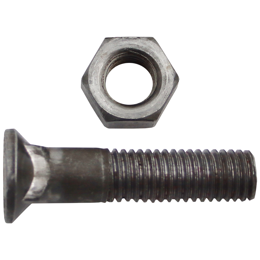 PLOUGH BOLT & NUT 10 X 40MM - 25KG = 742 (CSK SQ BOLT & NUT) | Fowkes Bros