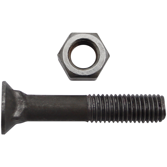 PLOUGH BOLT & NUT 12 X 75MM - 25KG = 310 (CSK SQ BOLT & NUT) | Fowkes Bros