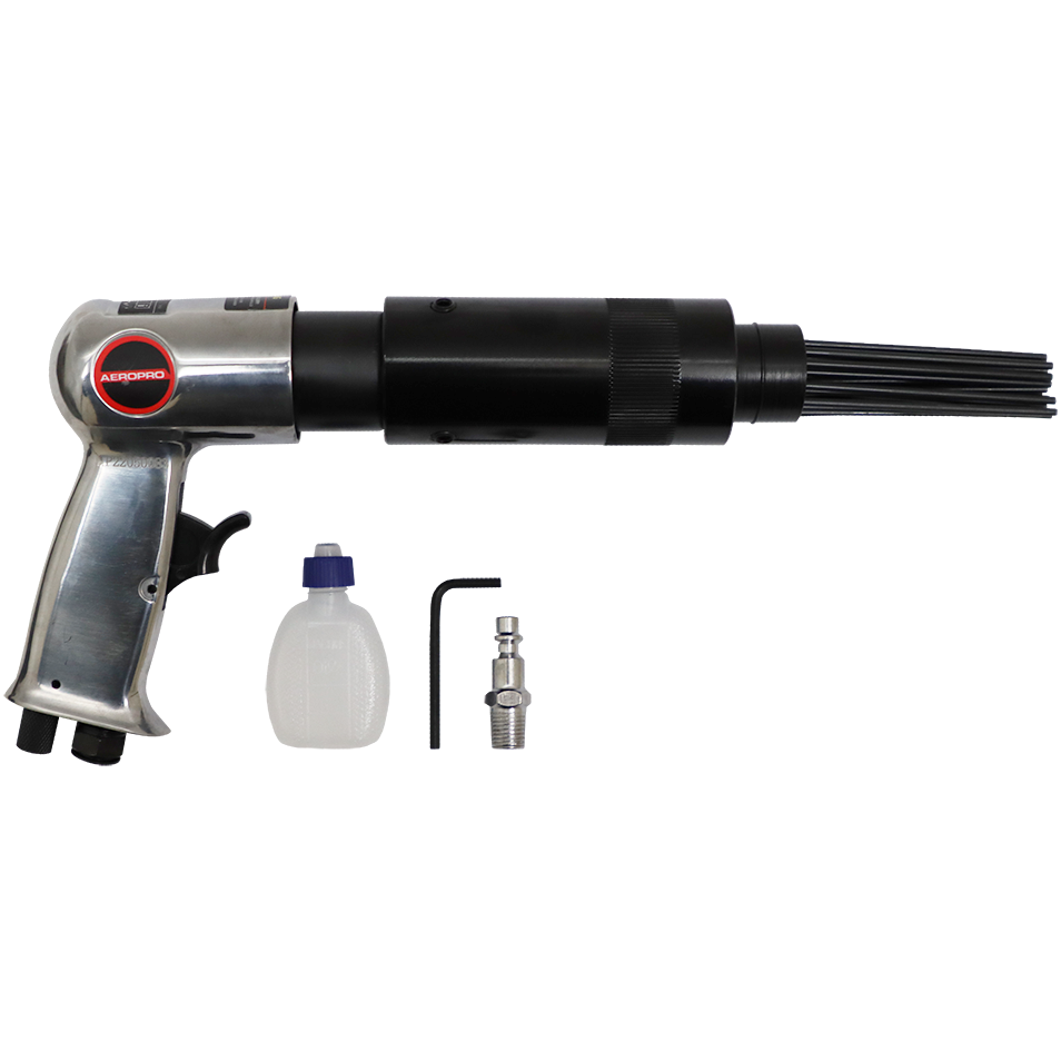 PNEUMATIC NEEDLE SCALER PISTOL FB - 4500 BPM - AERO PRO (PISTOL GRIP ...