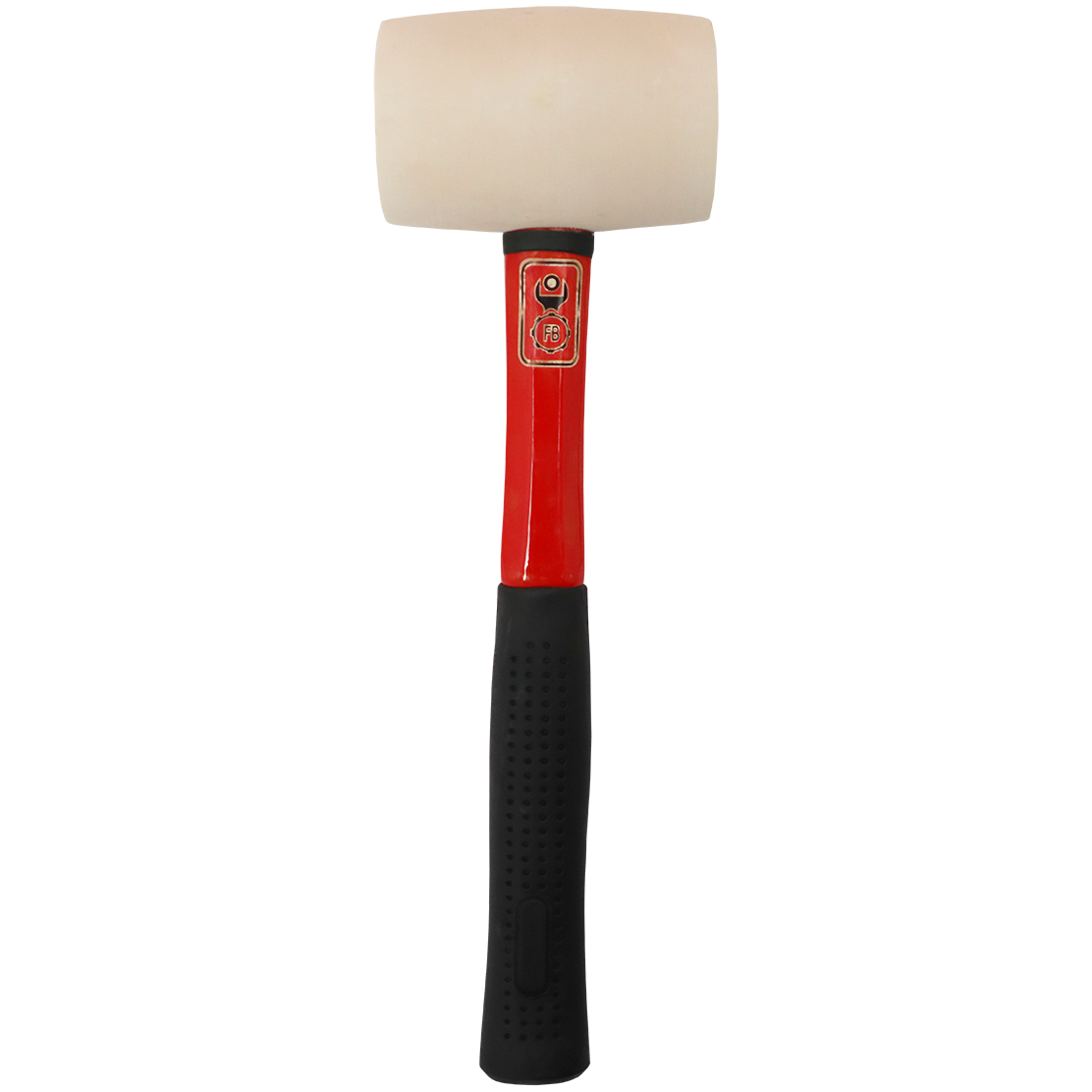 MALLET RUBBER 500G F/G WHITE FB - FIBREGLASS HANDLE WHITE HEAD | Fowkes ...